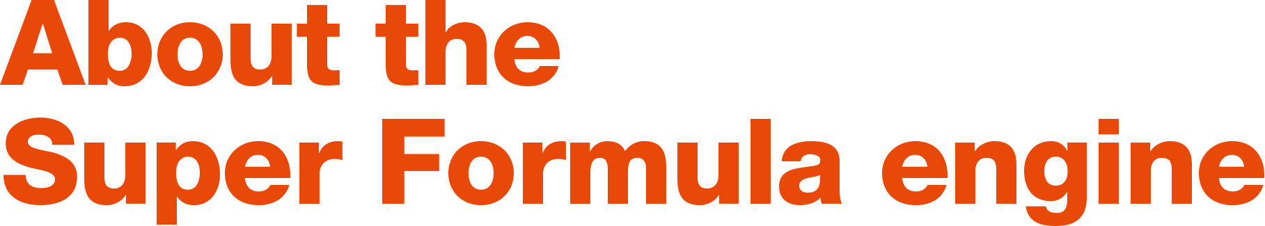 Super Formula | Website for supporting ThreeBond sports